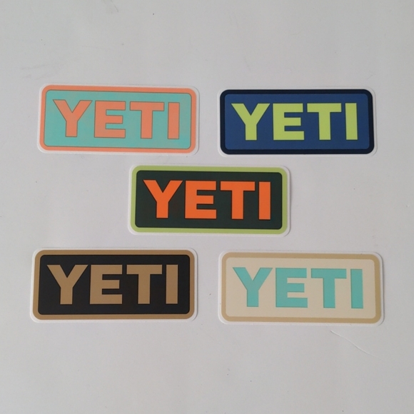 Yeti | Other | Yeti Sticker Bundle 5 Stickers New | Poshmark